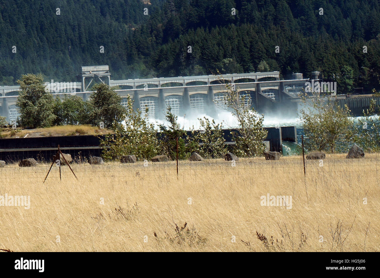 Bonneville Dam on the Columbia River Stock Photo - Alamy