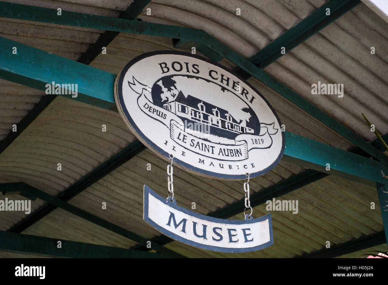 Bois Cheri Tea Factory and Tea Museum in Mauritius Stock Photo - Alamy
