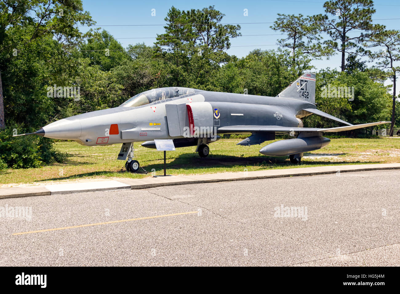 The McDonnell RF-4C-32-MC Phantom II, aircraft 67-0452, was used for ...