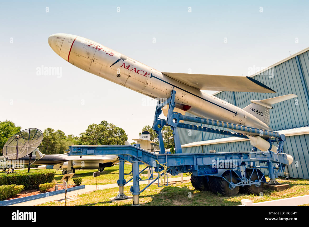 The Martin CGM-13 Mace missile, an early drone system, was flown by the ...