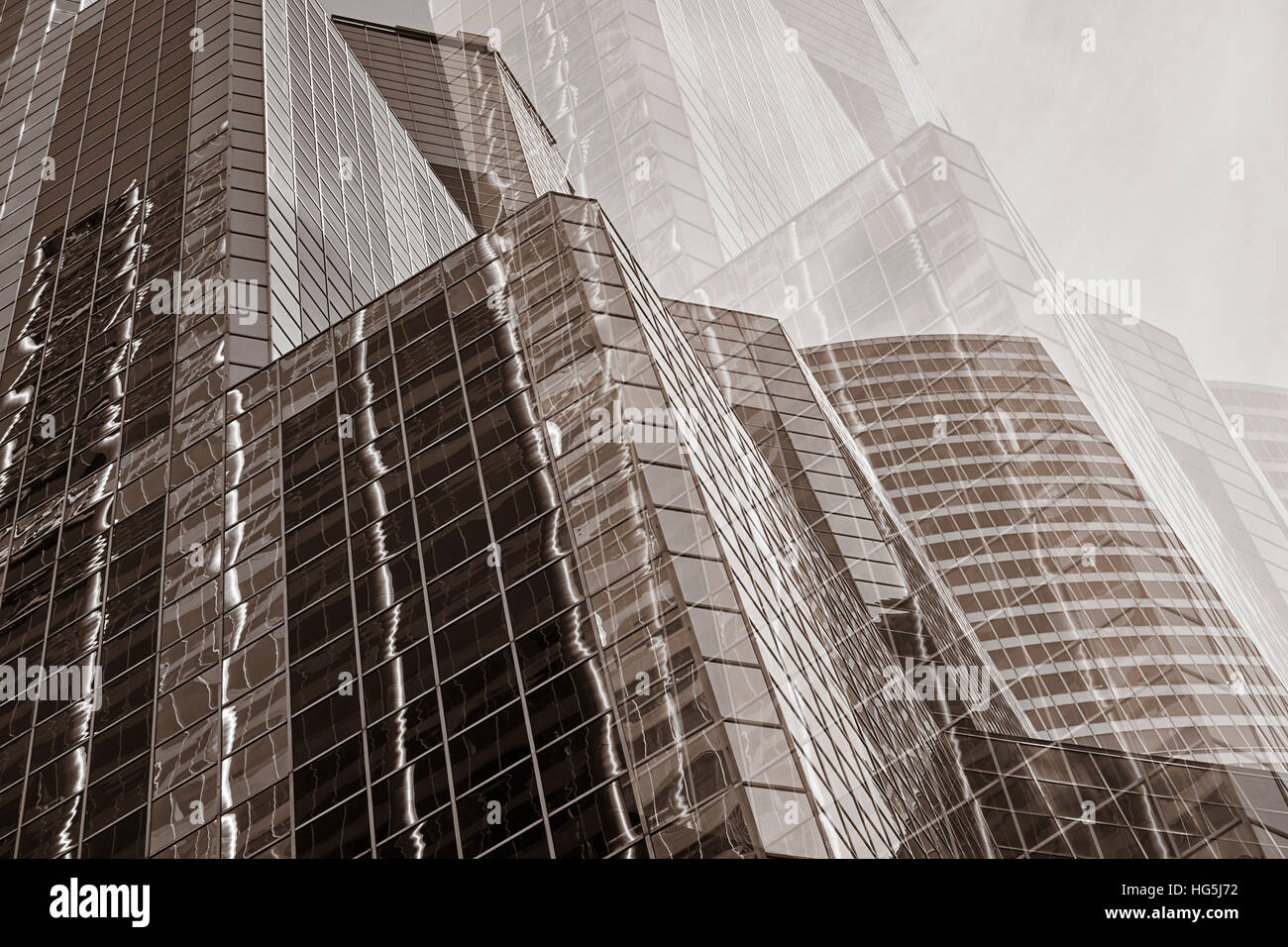 Abstract buildings with skyscrapers hi-res stock photography and images ...