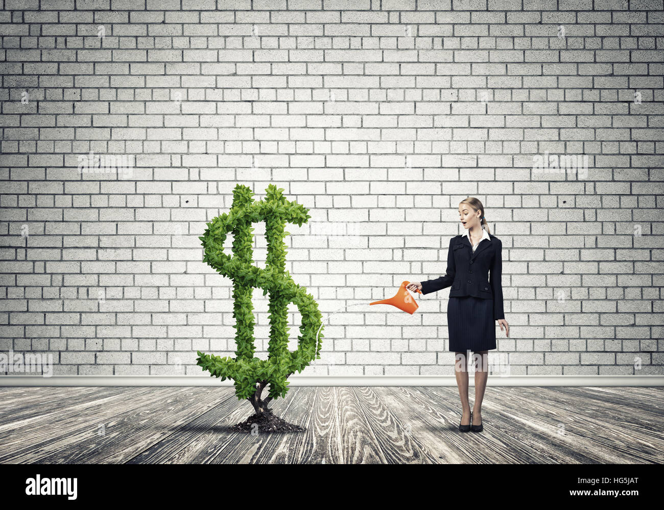 Make your money grow Stock Photo - Alamy