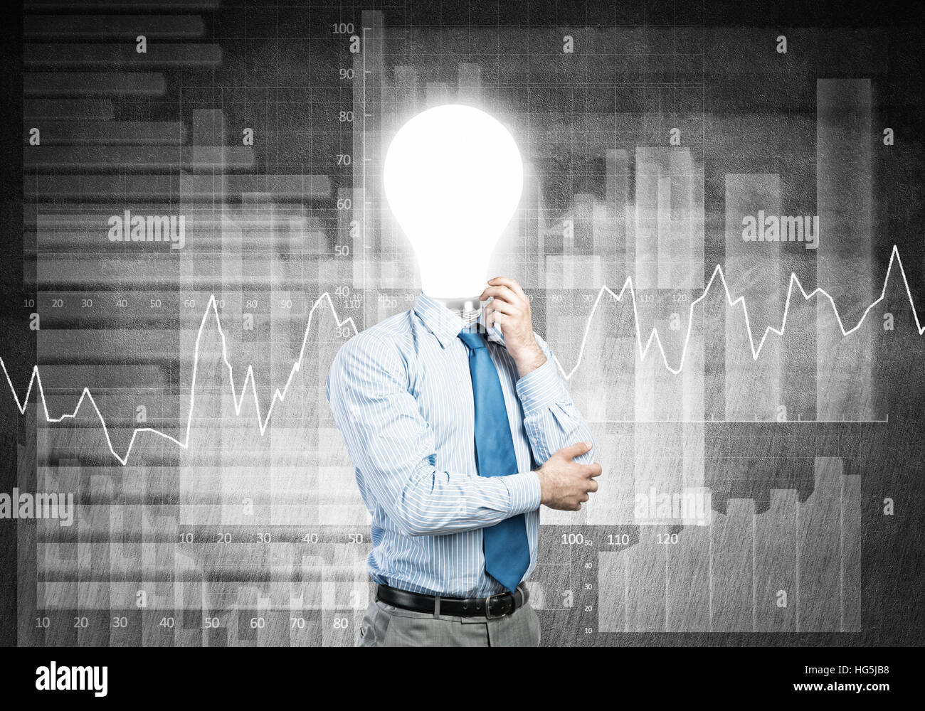 Man thinking over his idea Stock Photo - Alamy