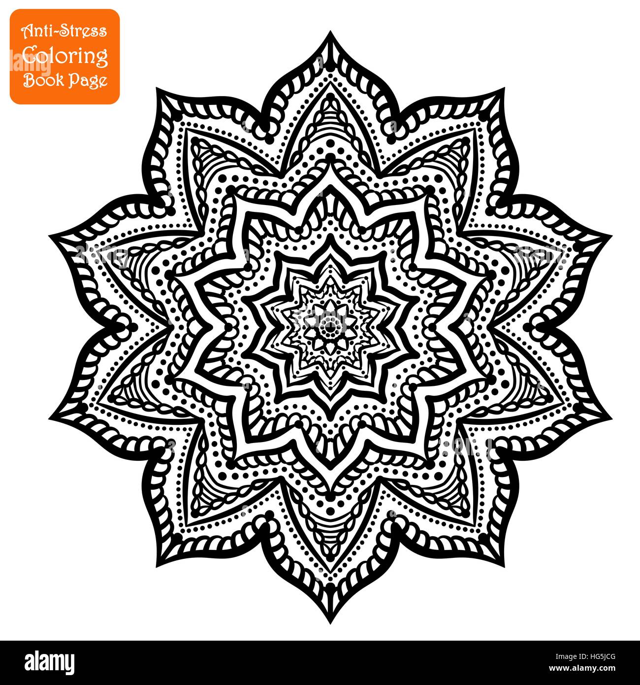 Mandala Hand Drawn Intricate Stock Vector Image & Art - Alamy