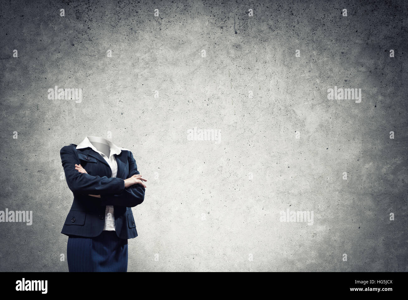 Businesswoman without head Stock Photo - Alamy