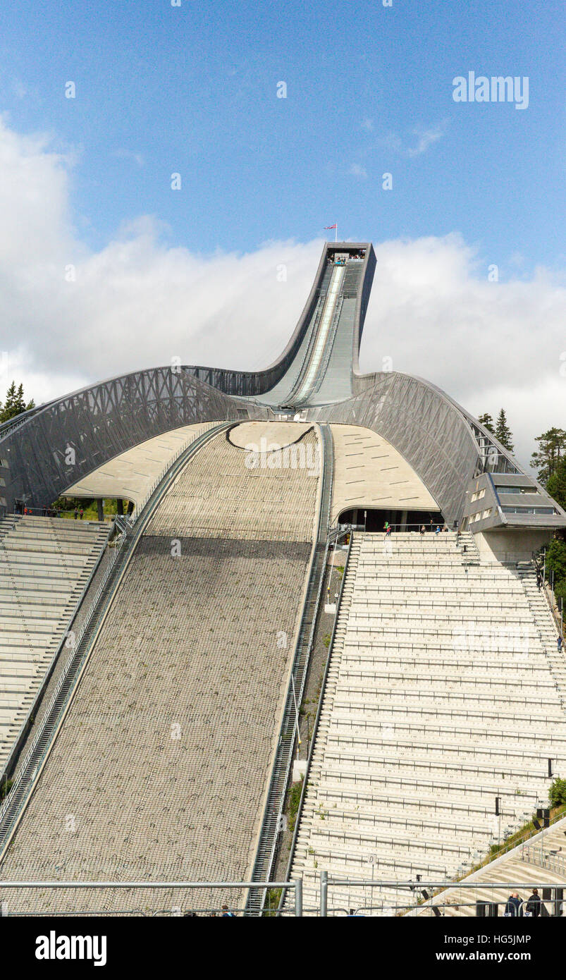 Holmenkollen Ski Jump in Oslo in Norway Stock Photo - Alamy
