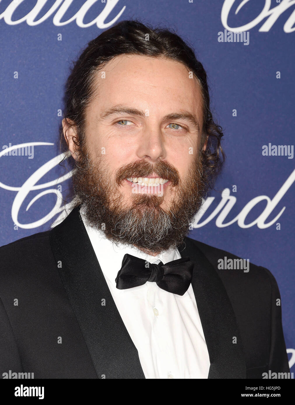 CASEY AFFLECK US film actor in January 2017. Photo Jeffrey Mayer Stock ...