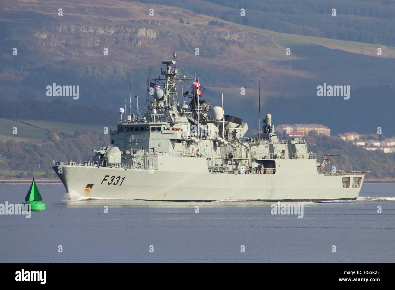 NRP Alvares Cabral (F331), a Vasco da Gama-class frigate of the ...