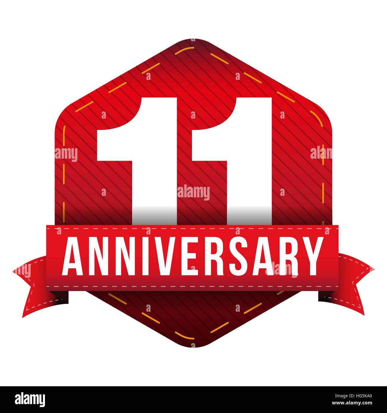 Number icon logo eleven sign hi-res stock photography and images - Alamy