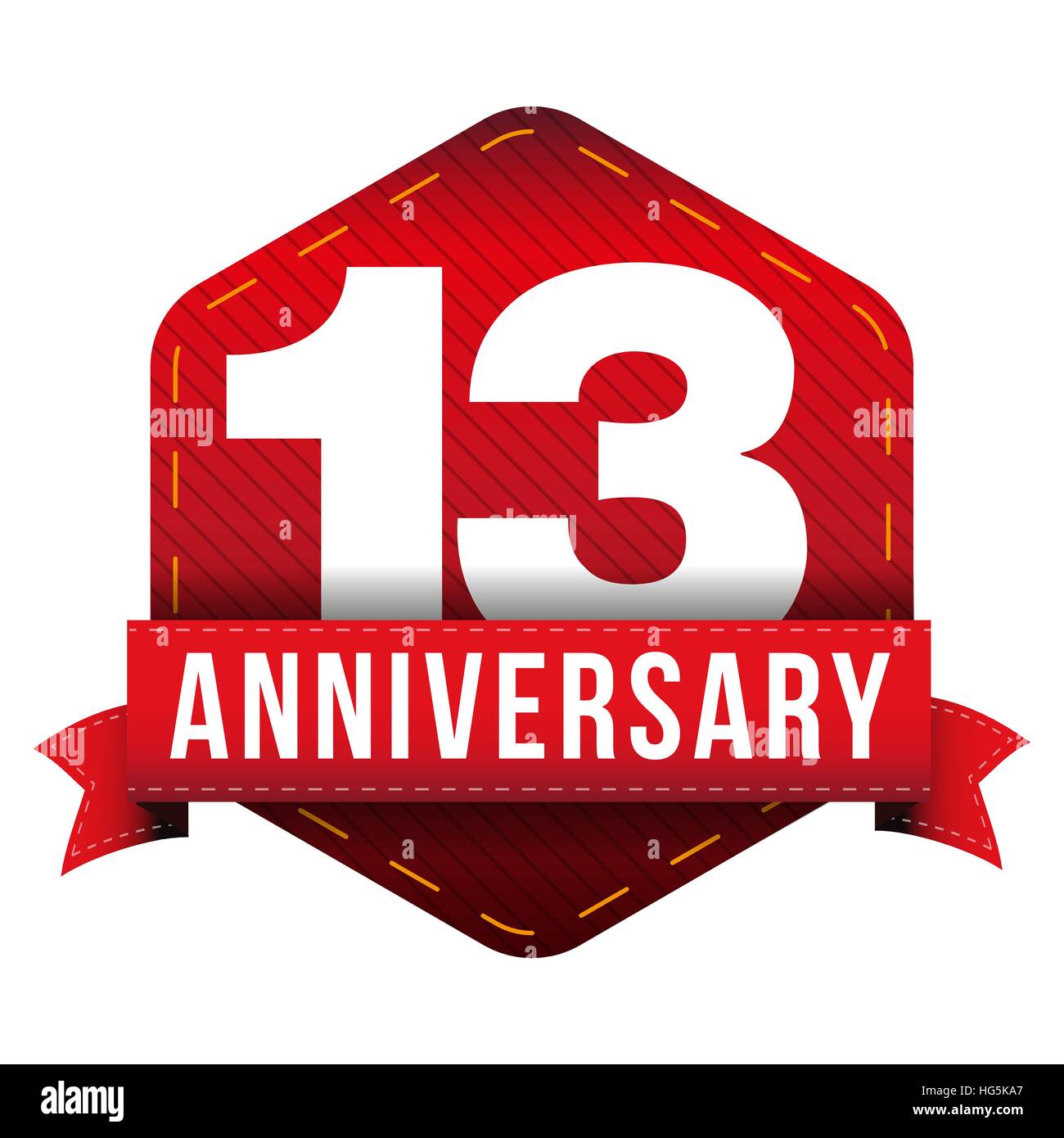 Number icon logo thirteen sign hi-res stock photography and images - Alamy