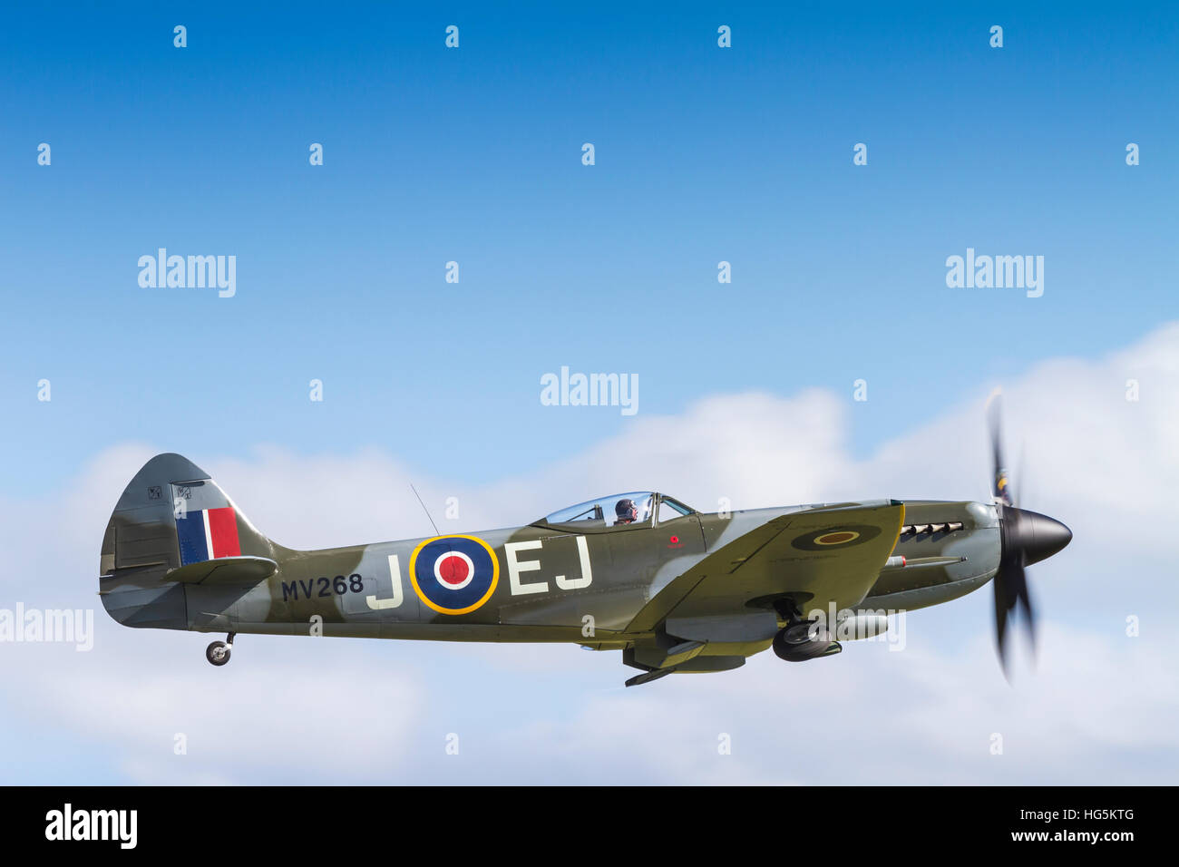 Supermarine Spitfire FR XIV registration MV268 flying on July 1st 2012 ...