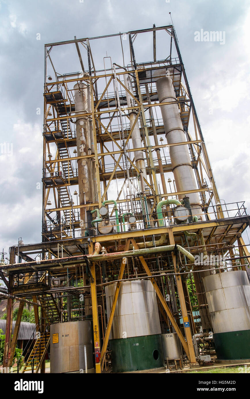 A view to various industrial structures Stock Photo - Alamy