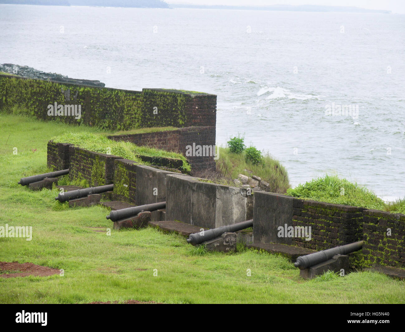St. Angelo fort bastion, Kannur, Kerala, India Stock Photo - Alamy