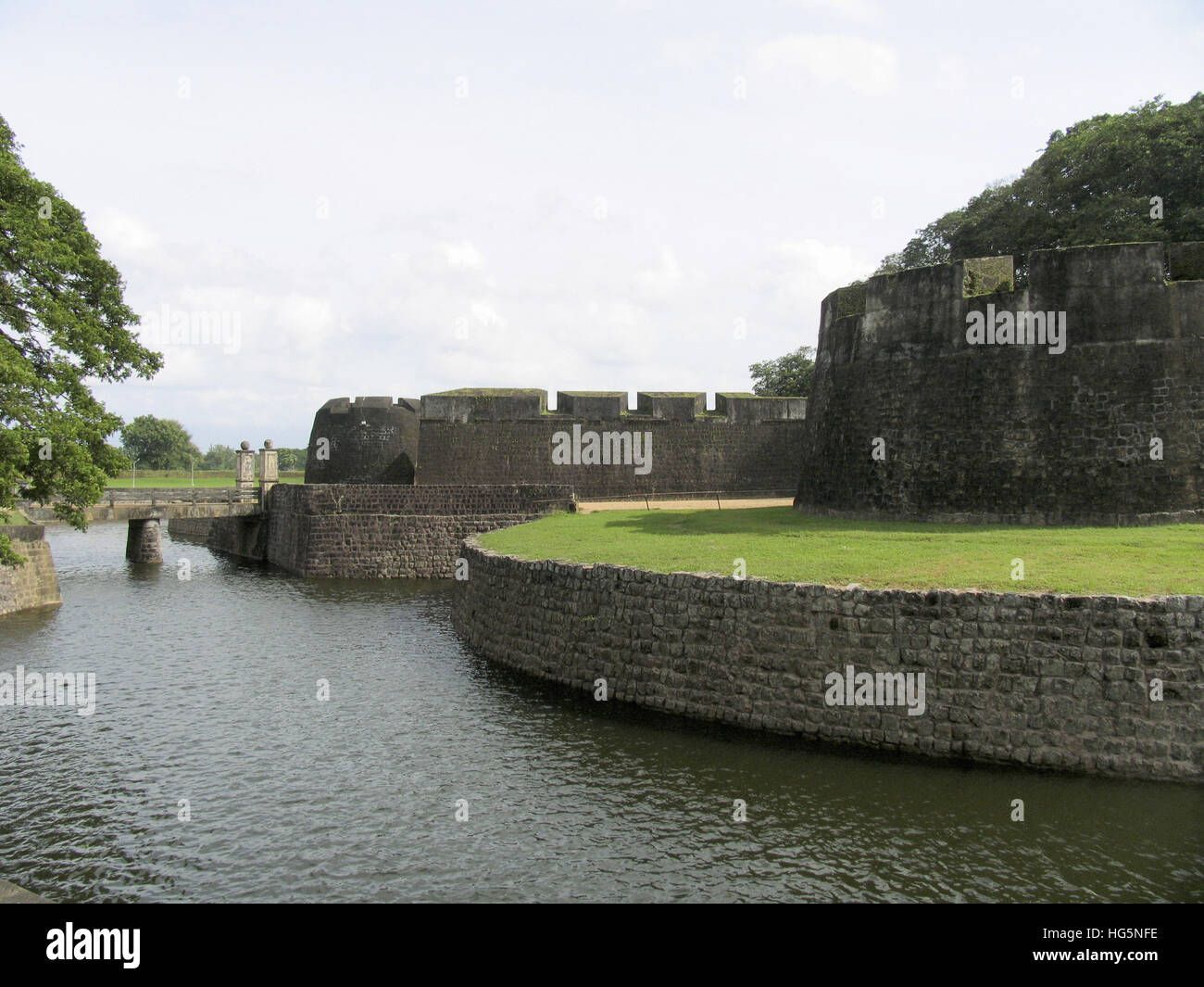 Tipu Sultan Fort wall, Palakkad, Kerala, India Stock Photo - Alamy
