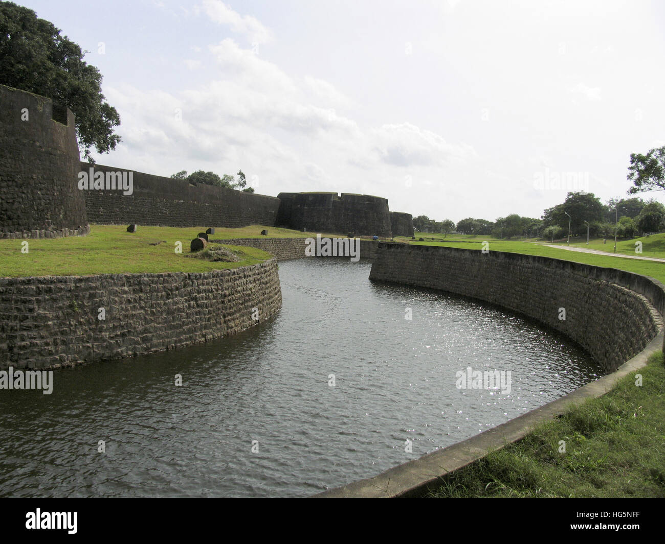 Tipu Sultan Fort wall, Palakkad, Kerala, India Stock Photo - Alamy