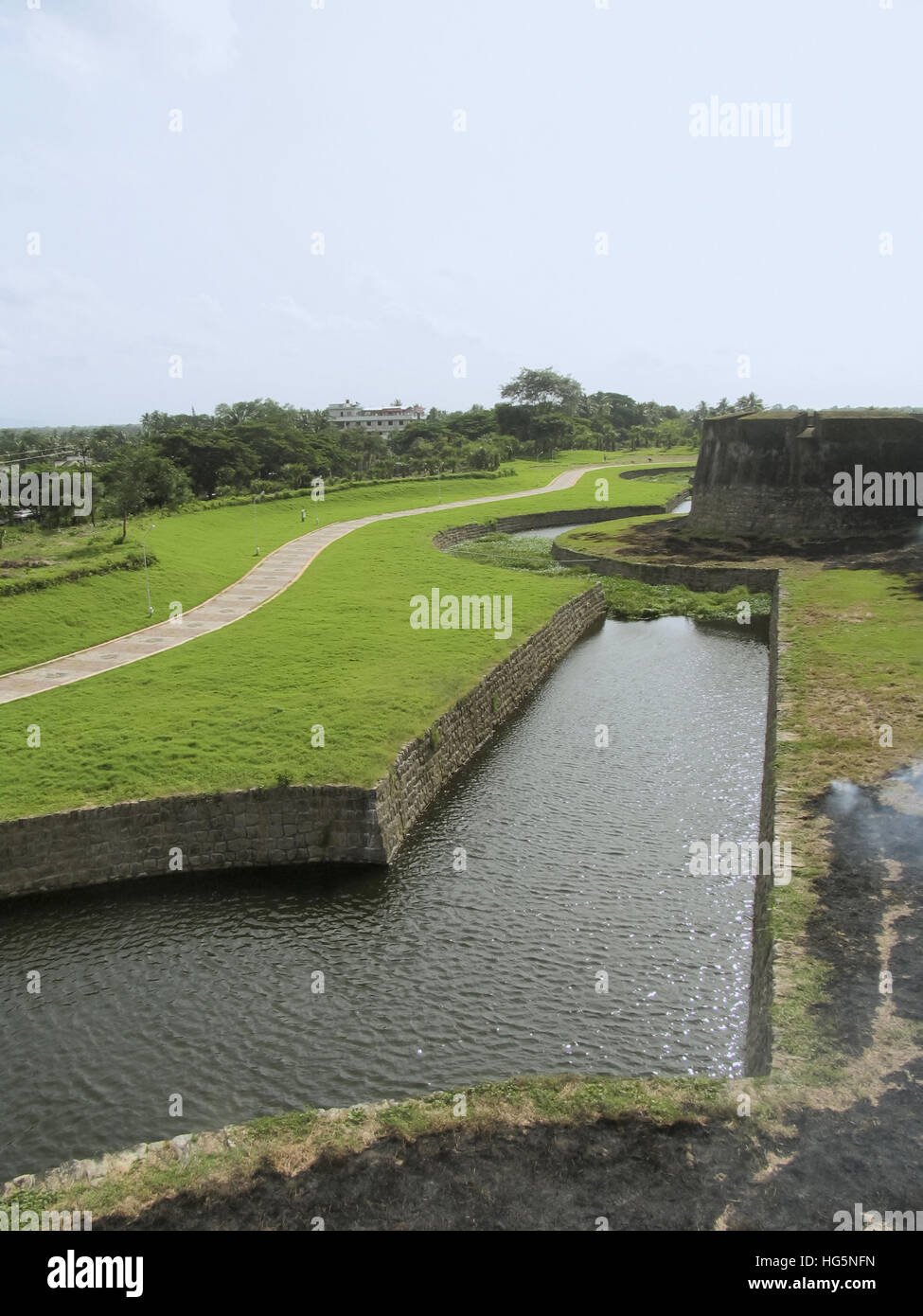 Tipu Sultan Fort wall, Palakkad, Kerala, India Stock Photo - Alamy