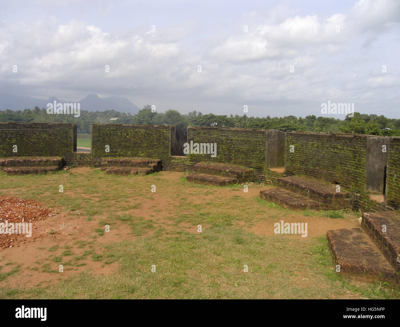 Tipu Sultan Fort wall, Palakkad, Kerala, India Stock Photo - Alamy