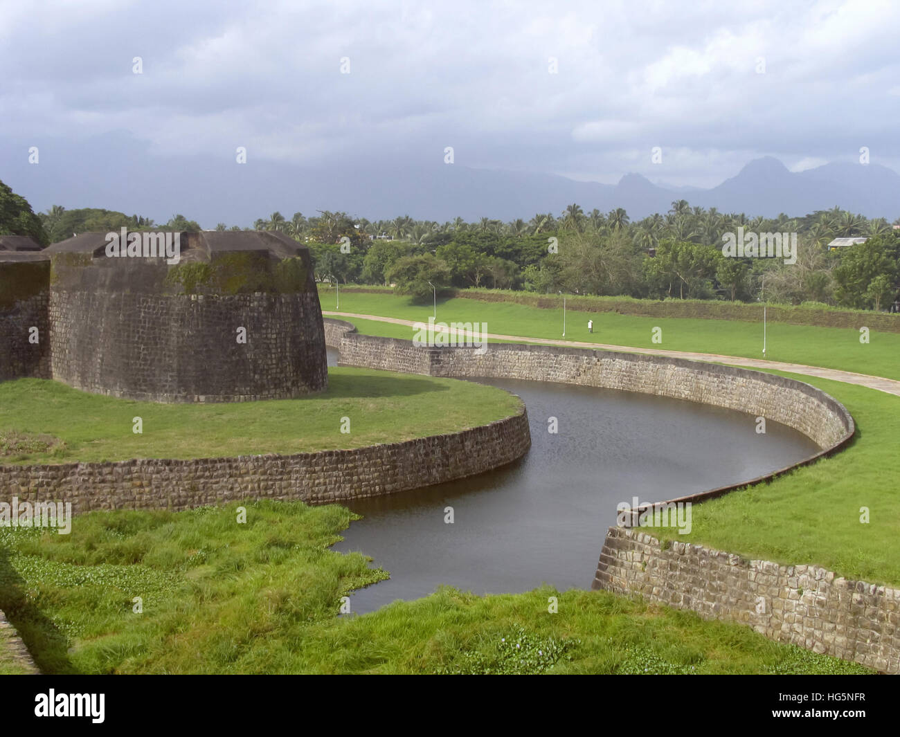 Tipu Sultan Fort wall, Palakkad, Kerala, India Stock Photo - Alamy