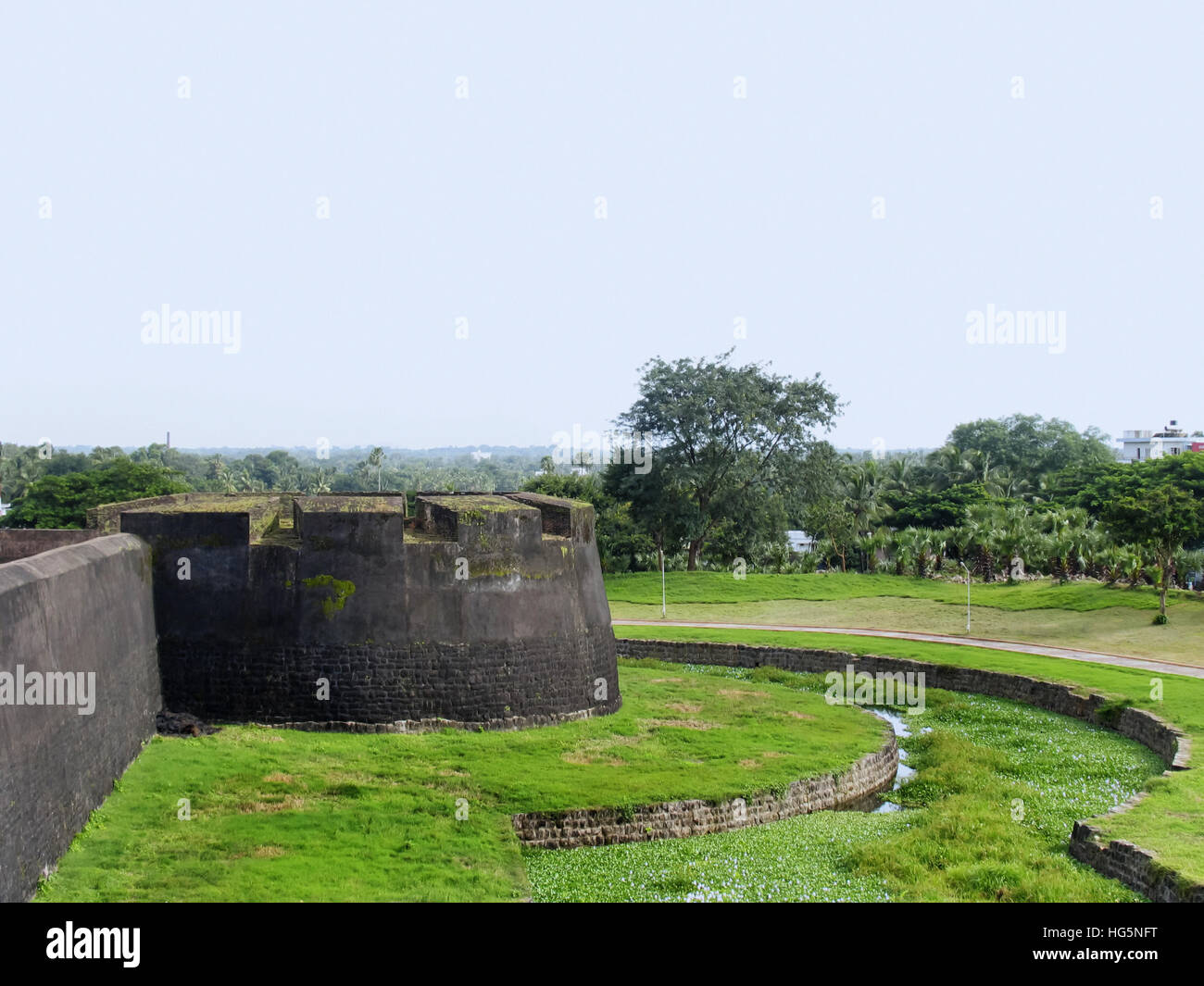 Tipu Sultan Fort wall, Palakkad, Kerala, India Stock Photo - Alamy