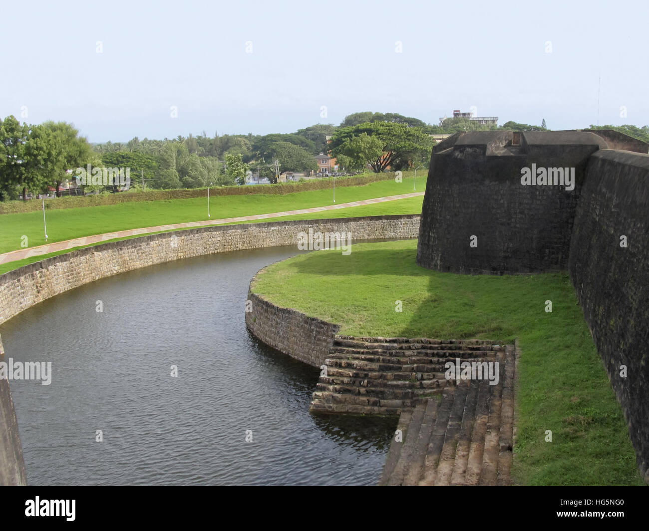 Tipu Sultan Fort wall, Palakkad, Kerala, India Stock Photo - Alamy