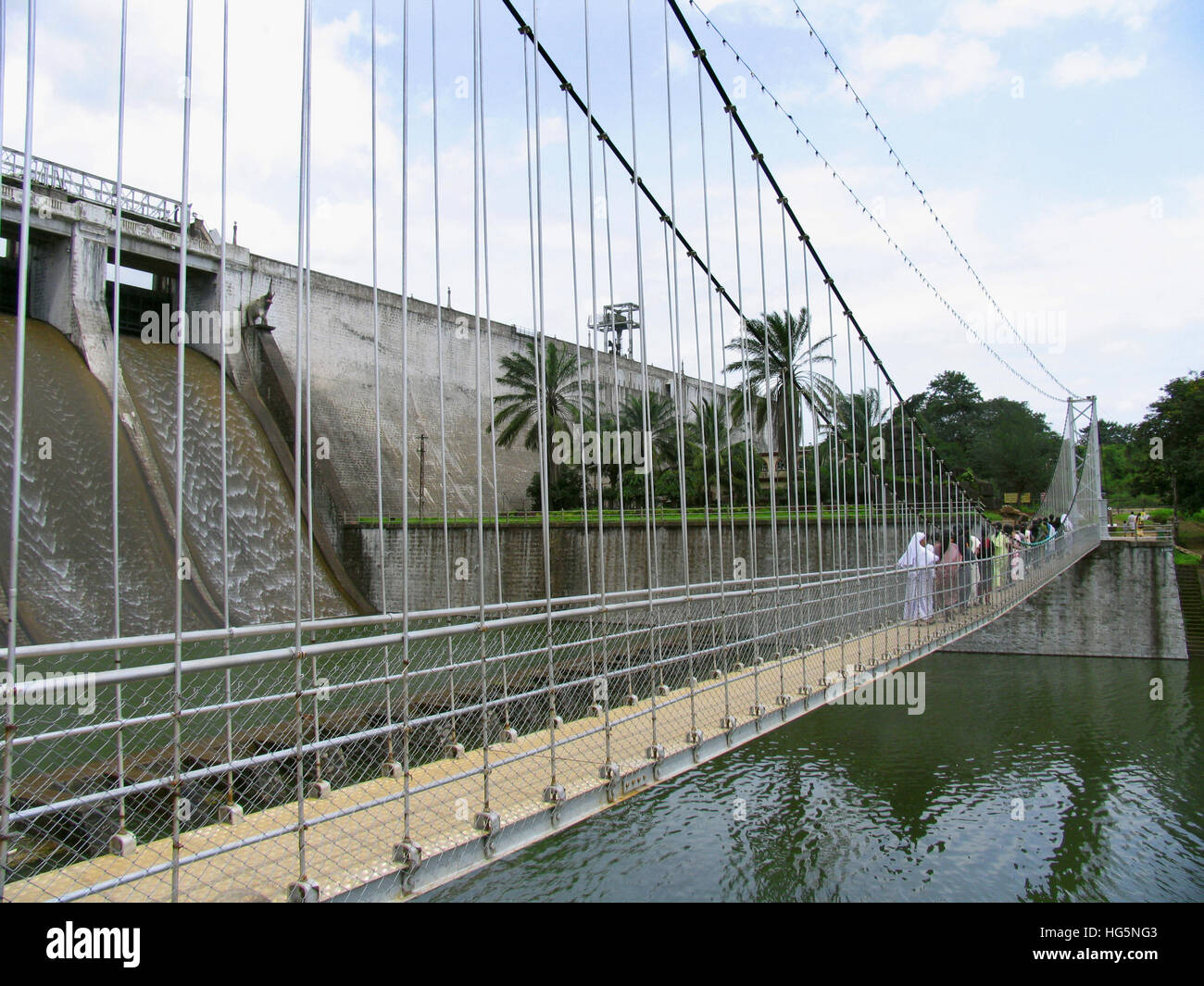 Hanging Bridge, Malampuzha, Kerala, India Stock Photo - Alamy