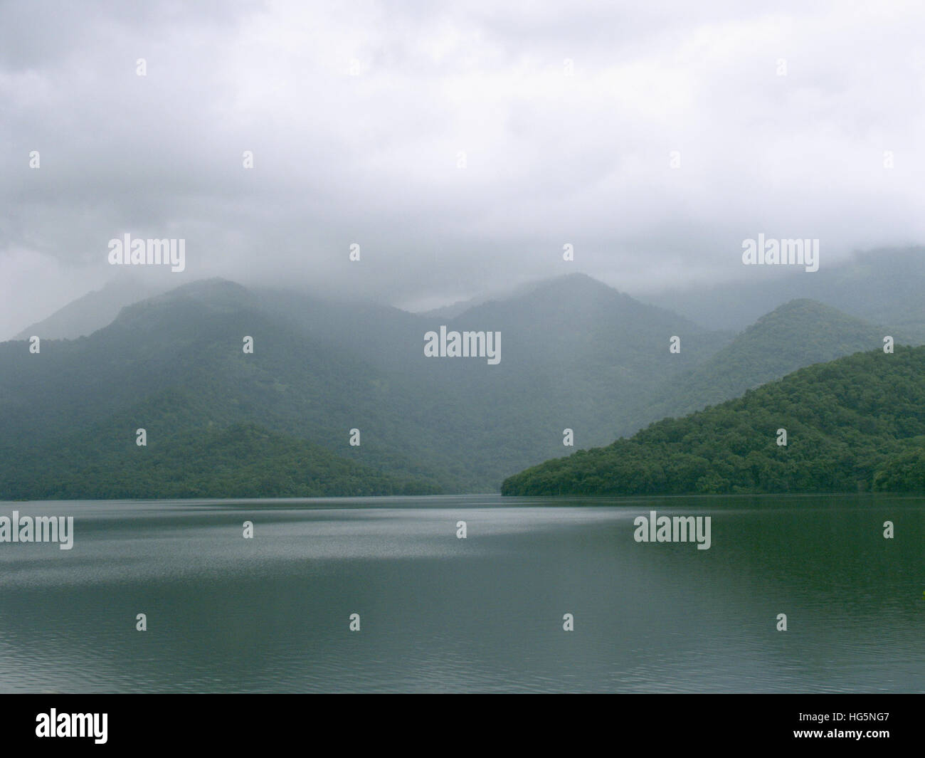 Pothundi Reservoir, Nelliyampathy Hill, Palakkad, Kerala, India Stock ...