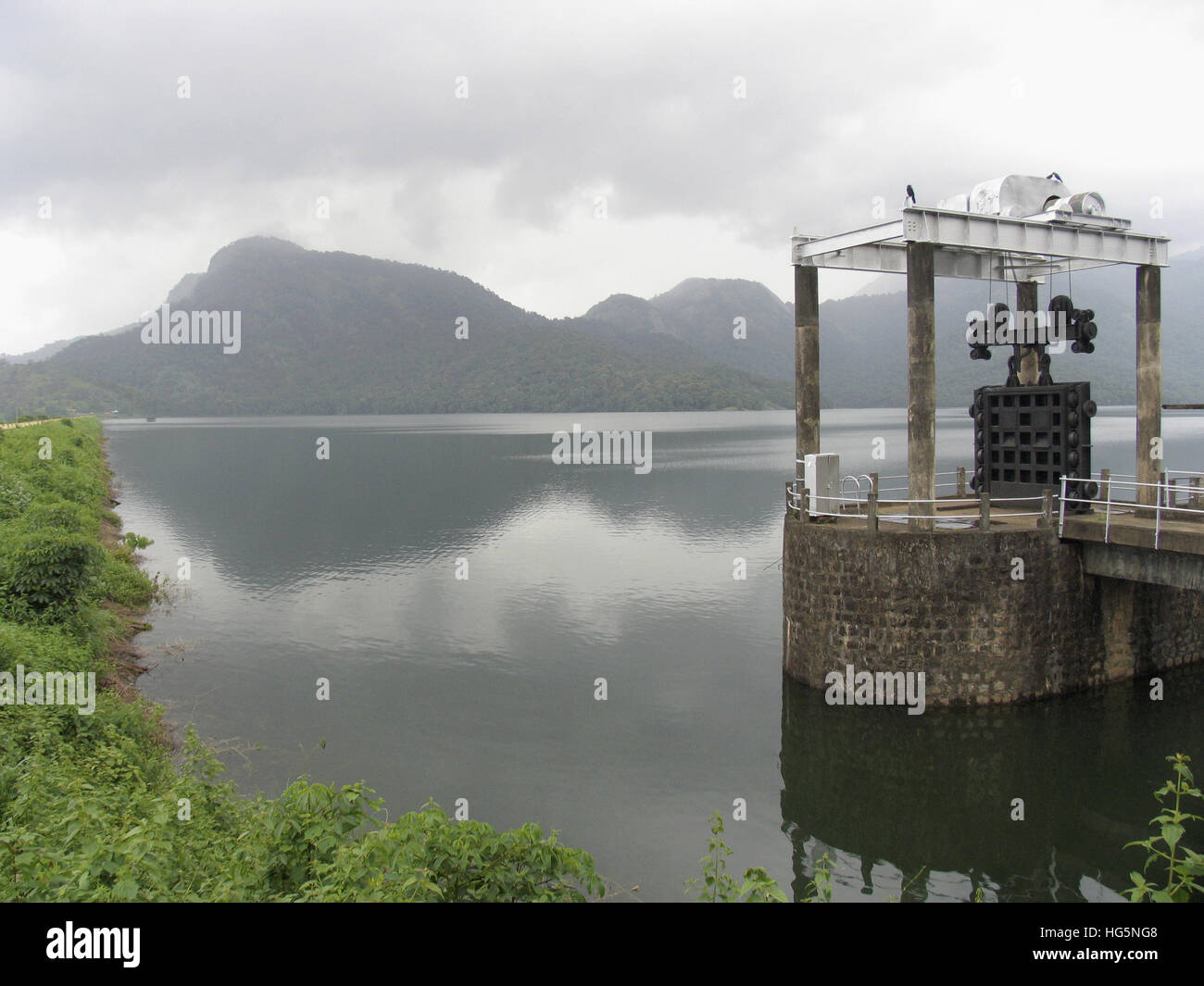 Pothundi Reservoir, Nelliyampathy Hill, Palakkad, Kerala, India Stock ...