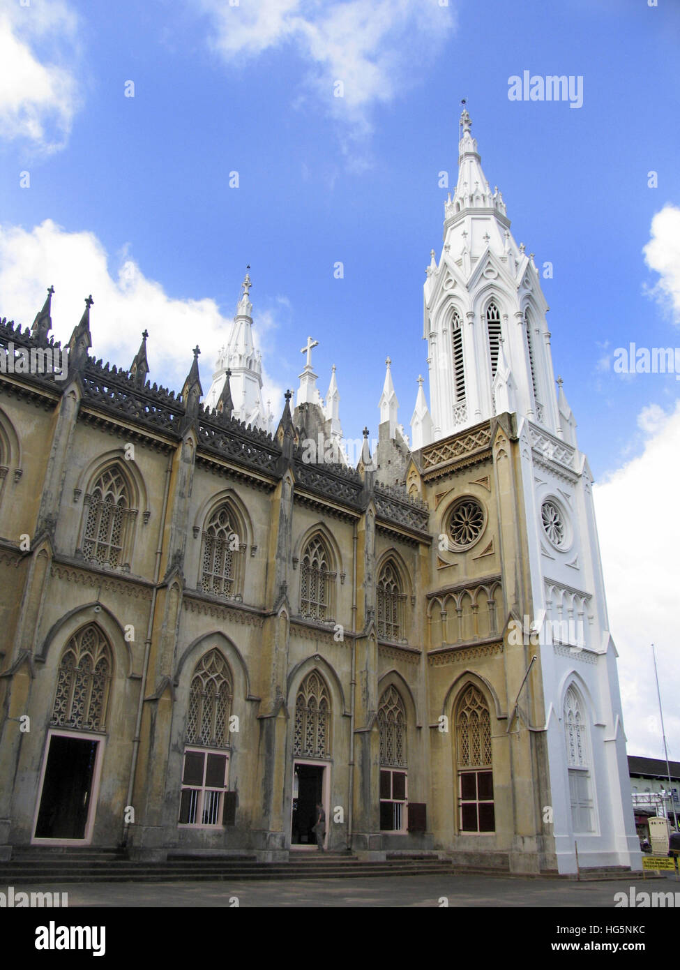 Our Lady of Dolores Basilica, Thrissur, Kerala, India Stock Photo - Alamy