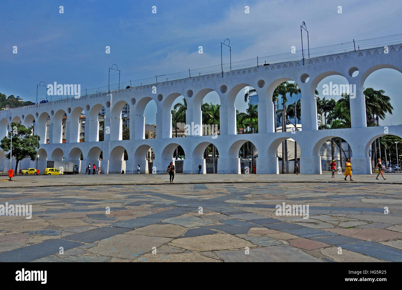 Arcos da Lapa square Rio de Janeiro, Brazil Stock Photo - Alamy