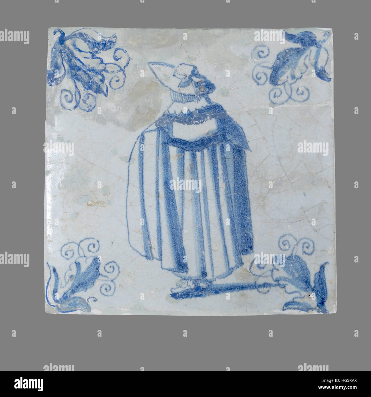 old Dutch tile from the 16th to the 18th century Stock Photo - Alamy