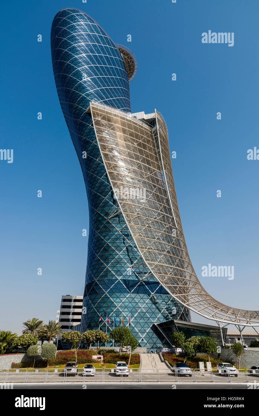 Capital gate tower abu dhabi hi-res stock photography and images - Alamy