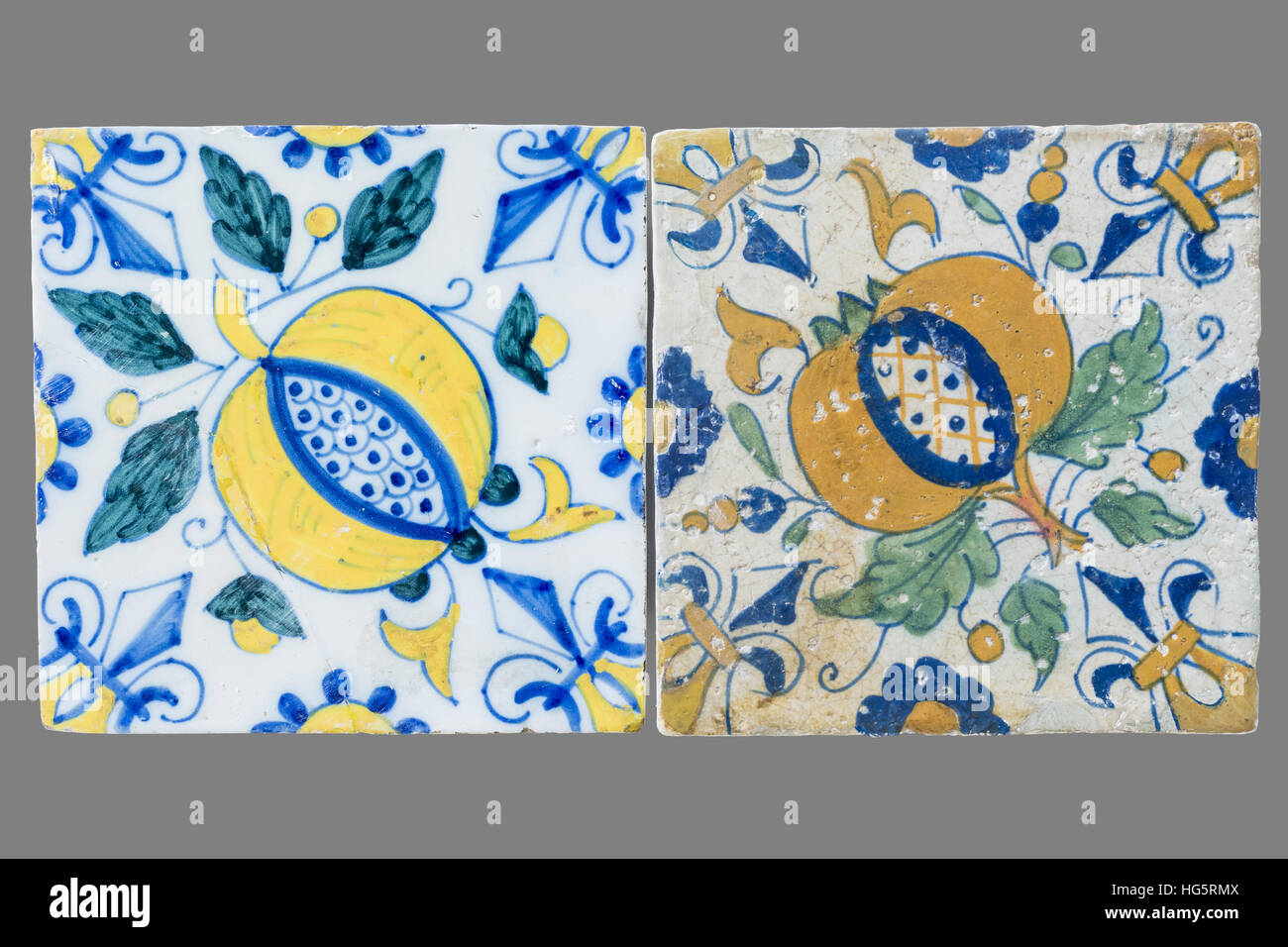 old Dutch tile from the 16th to the 18th century Stock Photo - Alamy