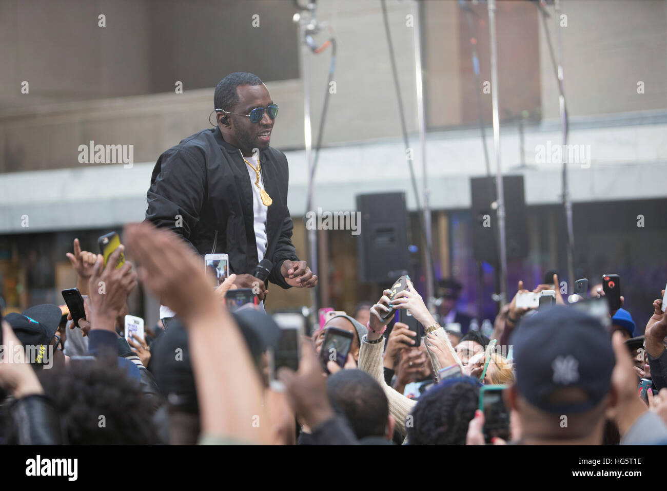 P Diddy performs on the Today Show in support of the 20th Anniversary ...