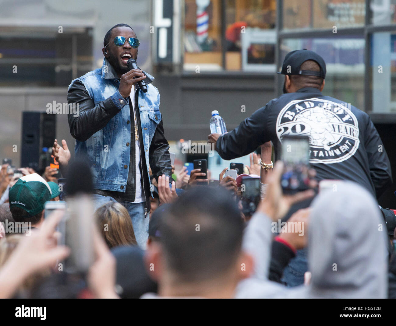 P Diddy performs on the Today Show in support of the 20th Anniversary ...