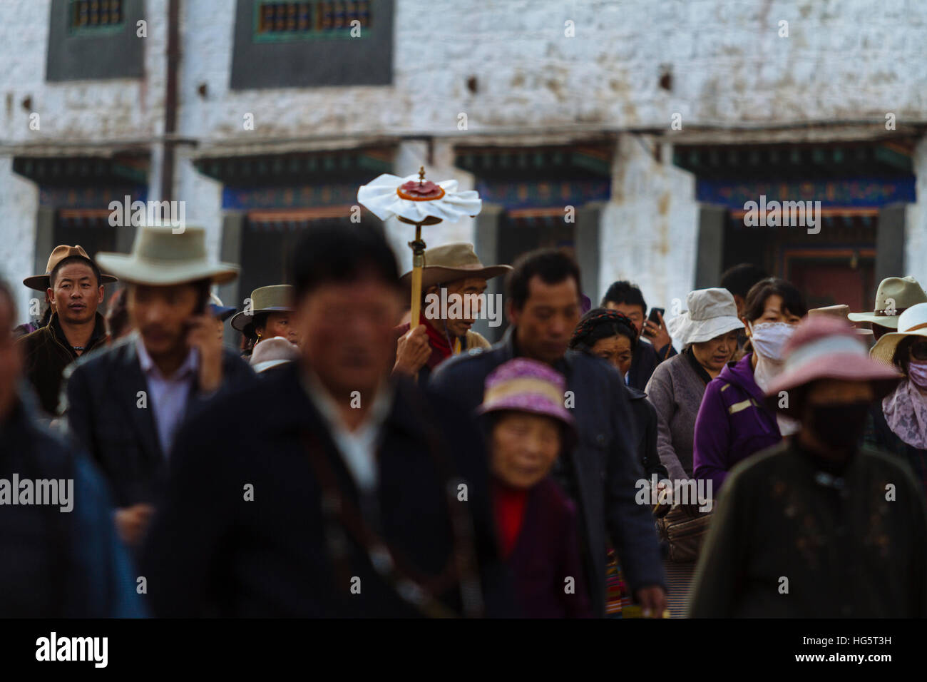 Lhasa tibet view many pilgrims hi-res stock photography and images - Alamy