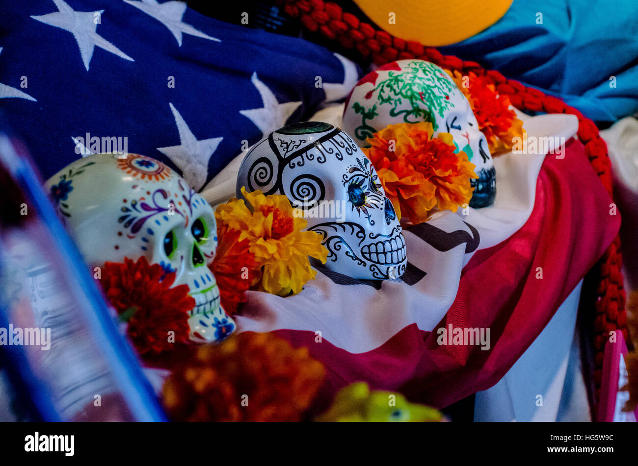 The Day of the Dead exhibit at the Hayward Area Historical Society in ...