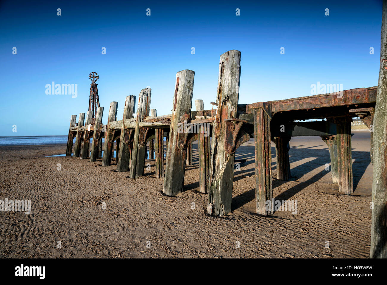 Crumbling jetty hi-res stock photography and images - Alamy