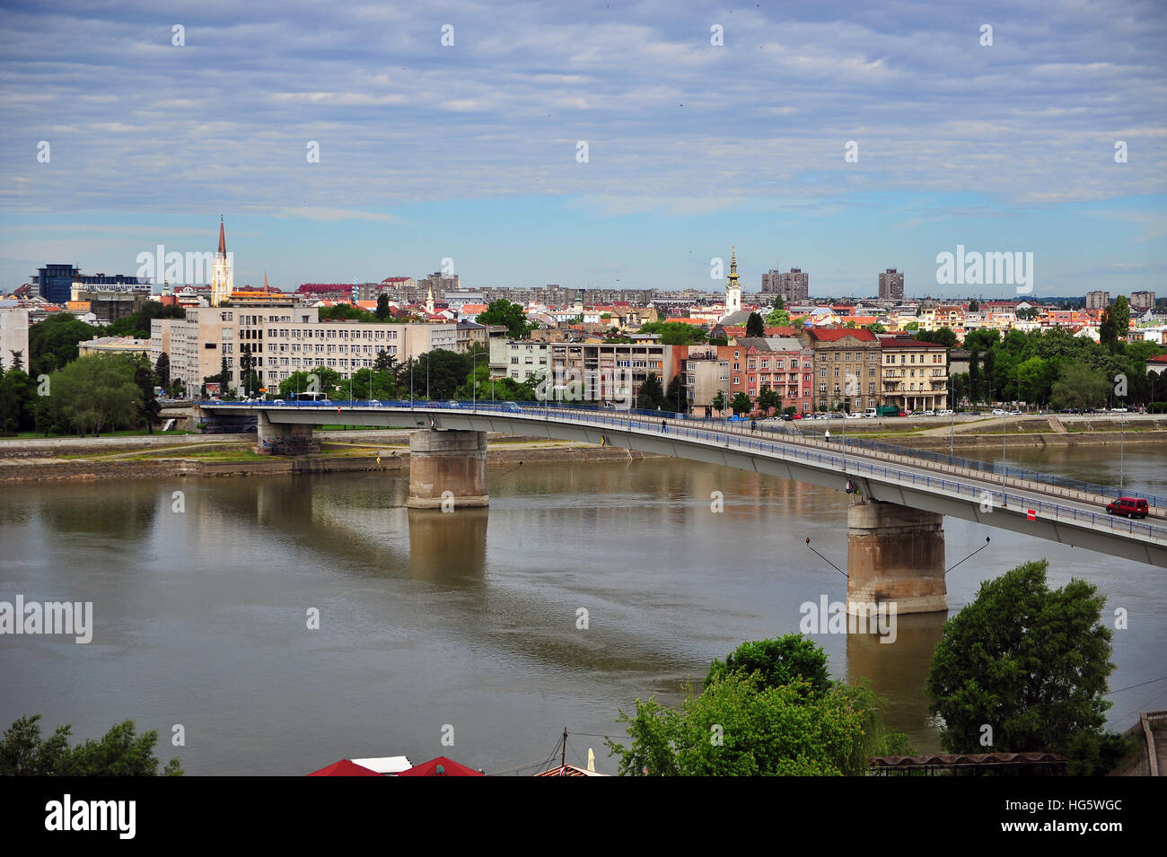 Urban skyline of Novi Sad city, Serbia Stock Photo - Alamy