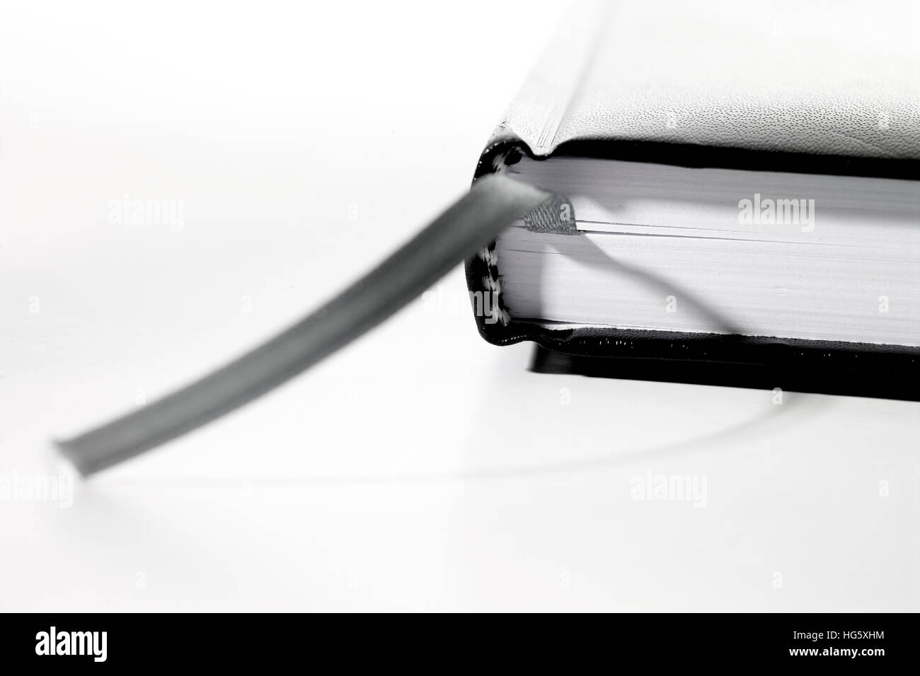 Agenda book with bound bookmark Stock Photo - Alamy