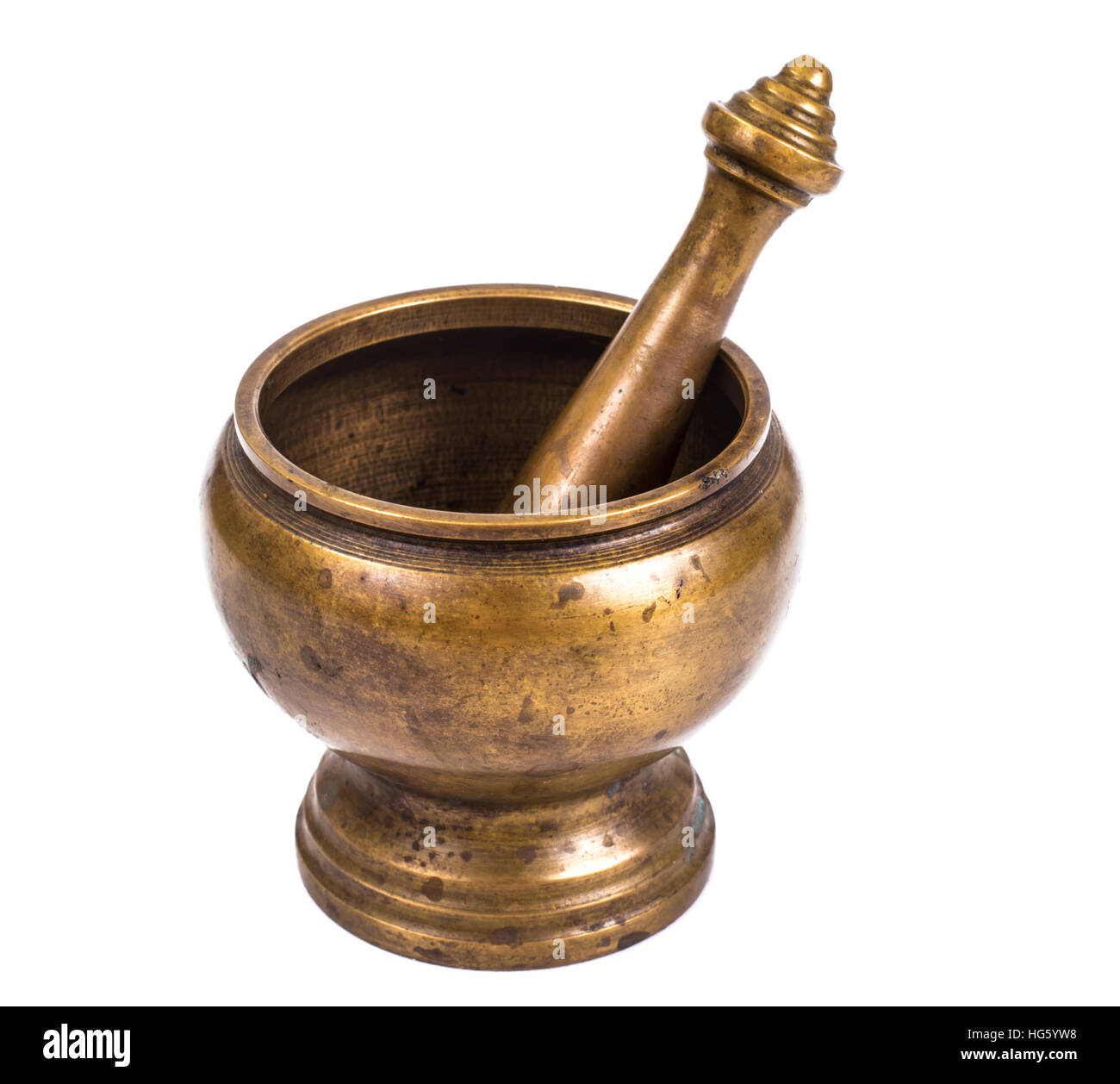 Indian brass mortar hi-res stock photography and images - Alamy