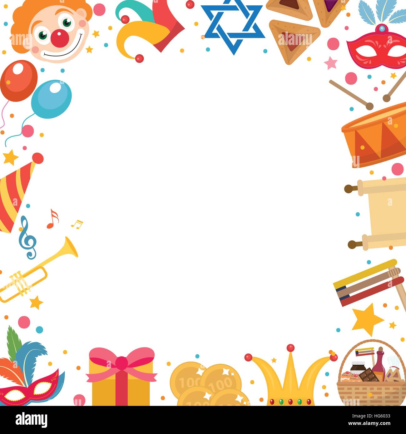 Purim symbol Stock Vector Images - Alamy