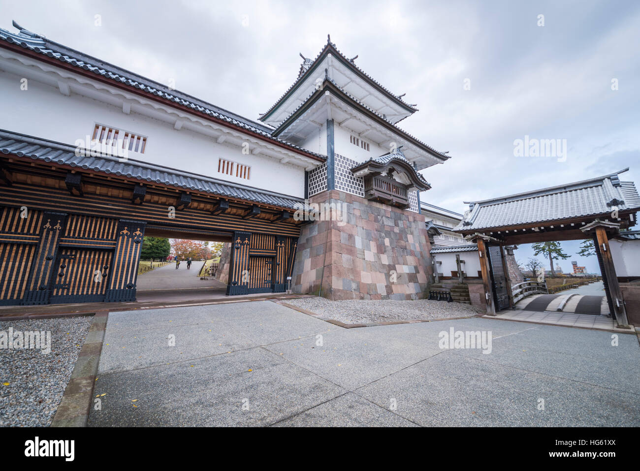Kanazawa Castle, Kanazawa City, Ishikawa Prefecture, Japan Stock Photo ...
