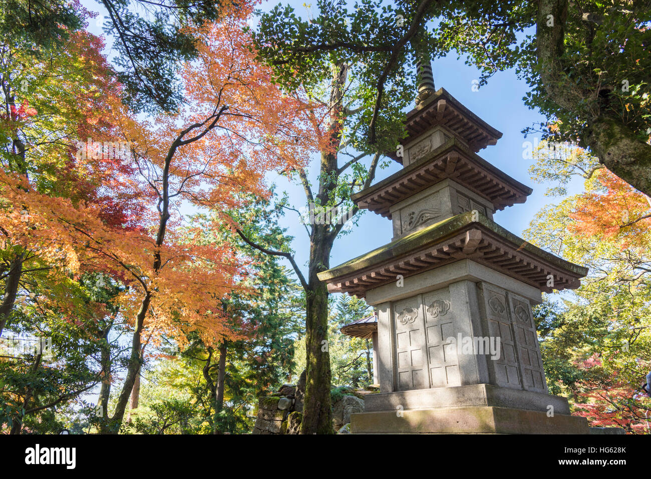 Kenrokuen garden japan autumn hi-res stock photography and images - Alamy