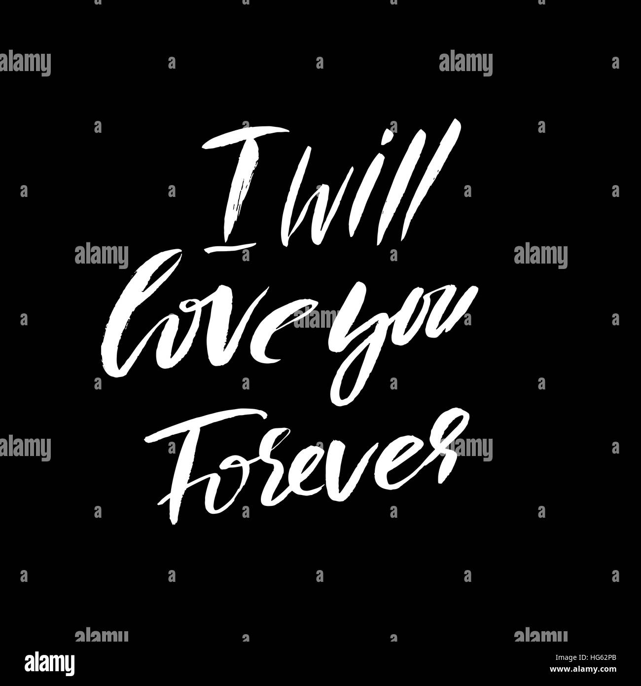 Hand lettered inspirational quote. Hand brushed ink lettering. Modern ...