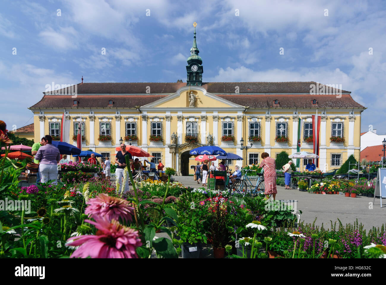 Stockerau: Town Hall, Donau, Niederösterreich, Lower Austria, Austria ...