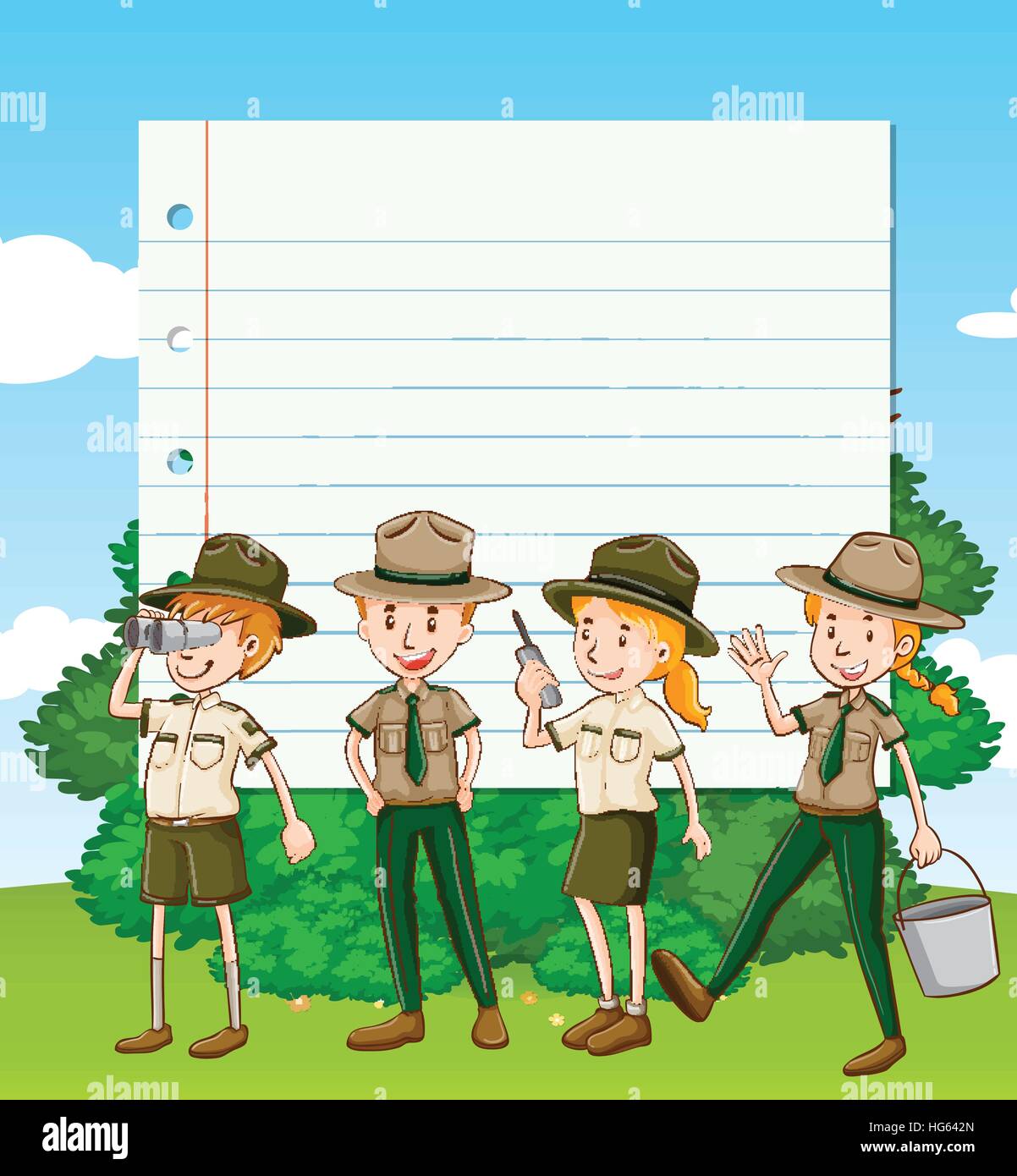 Empty national park Stock Vector Images - Alamy