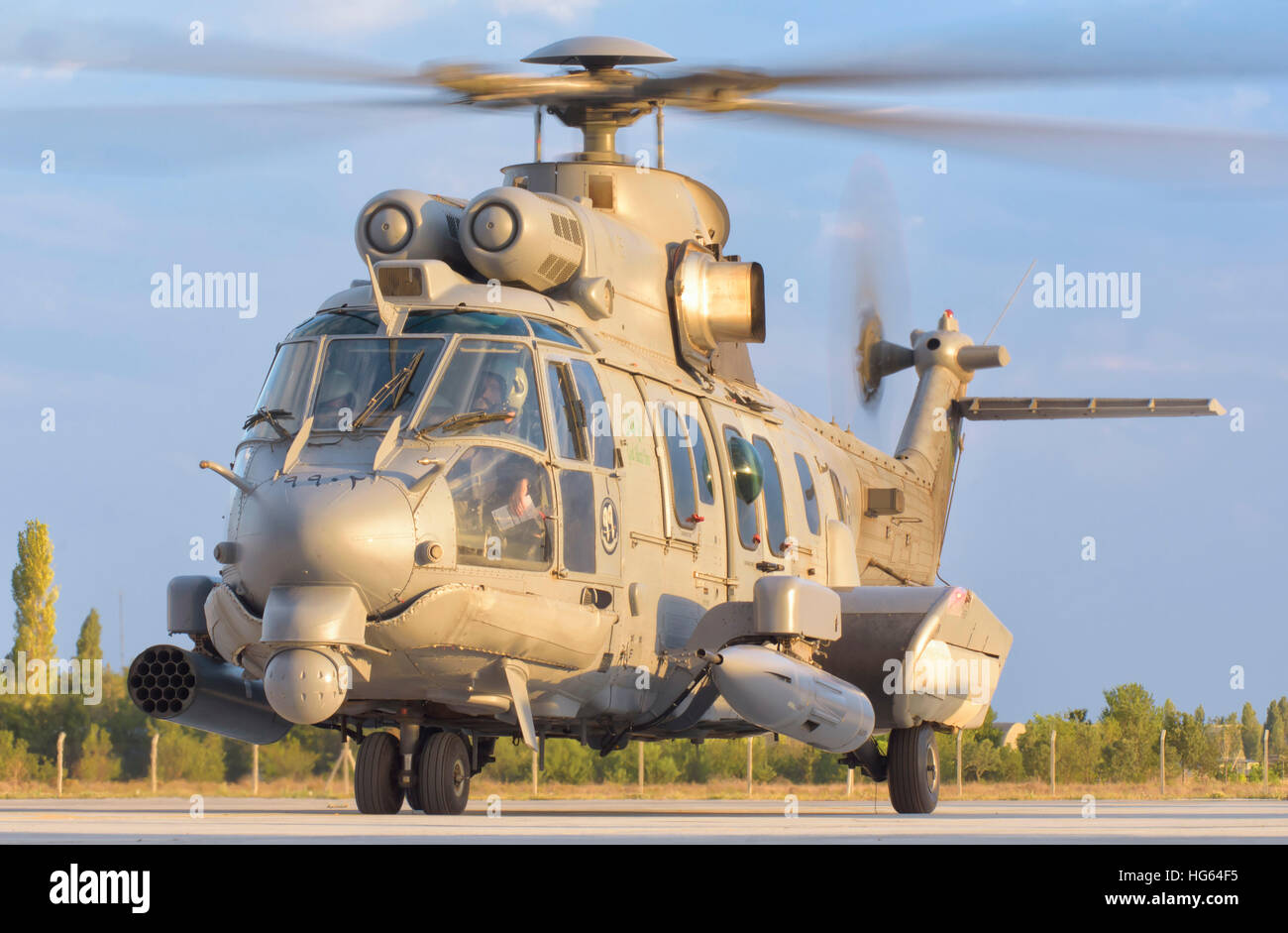 Royal Saudi Air Force AS532 Cougar CSAR helicopter Stock Photo - Alamy