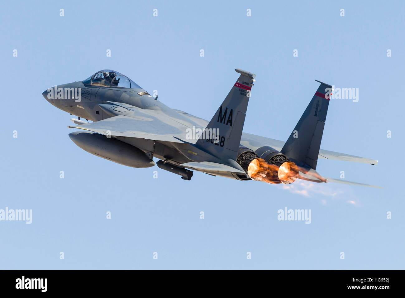 Afterburner f 15c jet engine hi-res stock photography and images - Alamy