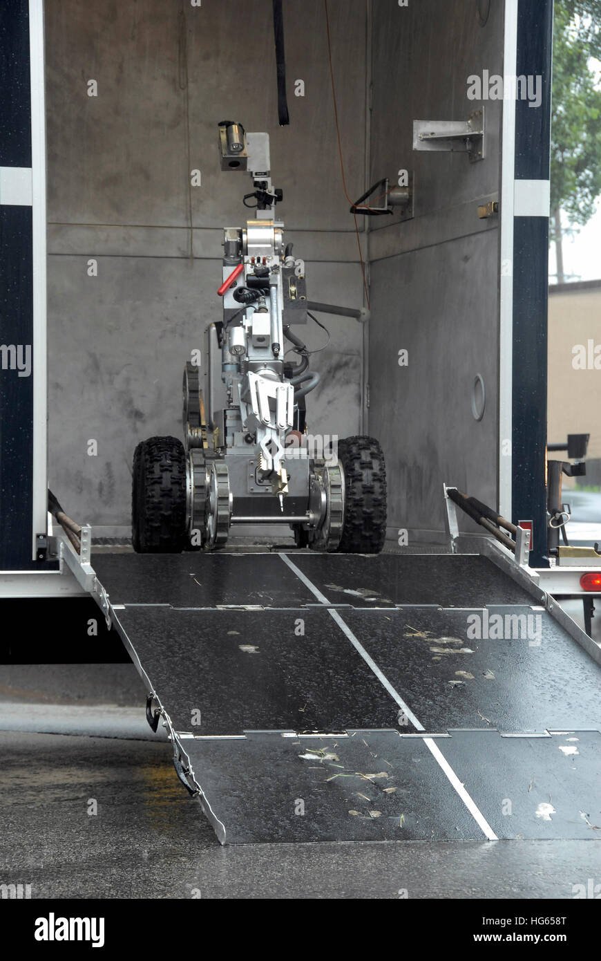 July 24, 2008 - The Andros F6-A robot. The robot is equipped with ...