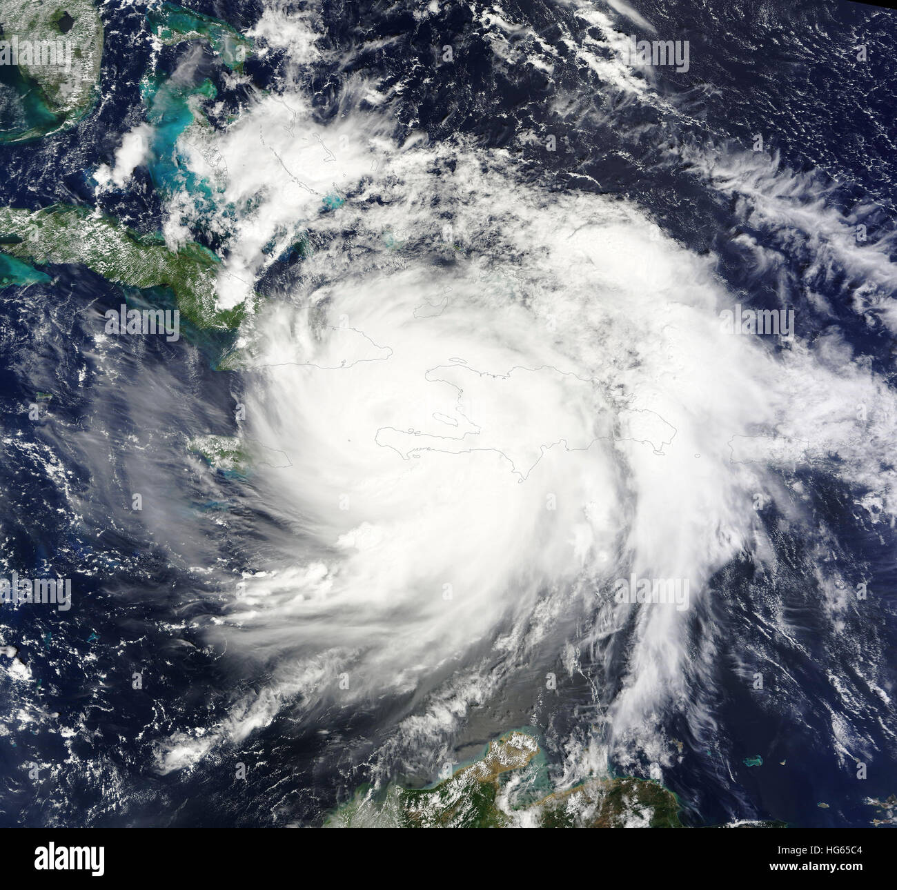 Hurricane matthew satellite image hi-res stock photography and images ...